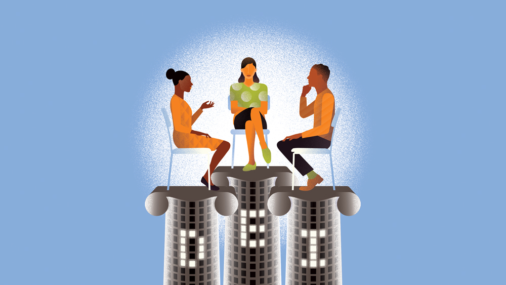 The success of women stands on three pillars of support